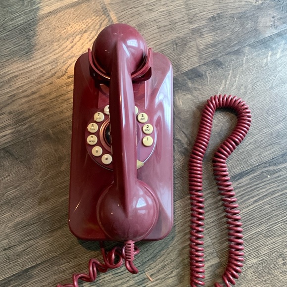 Pottery Barn | Other | Pottery Barn Grand Wall Phone Red | Poshmark